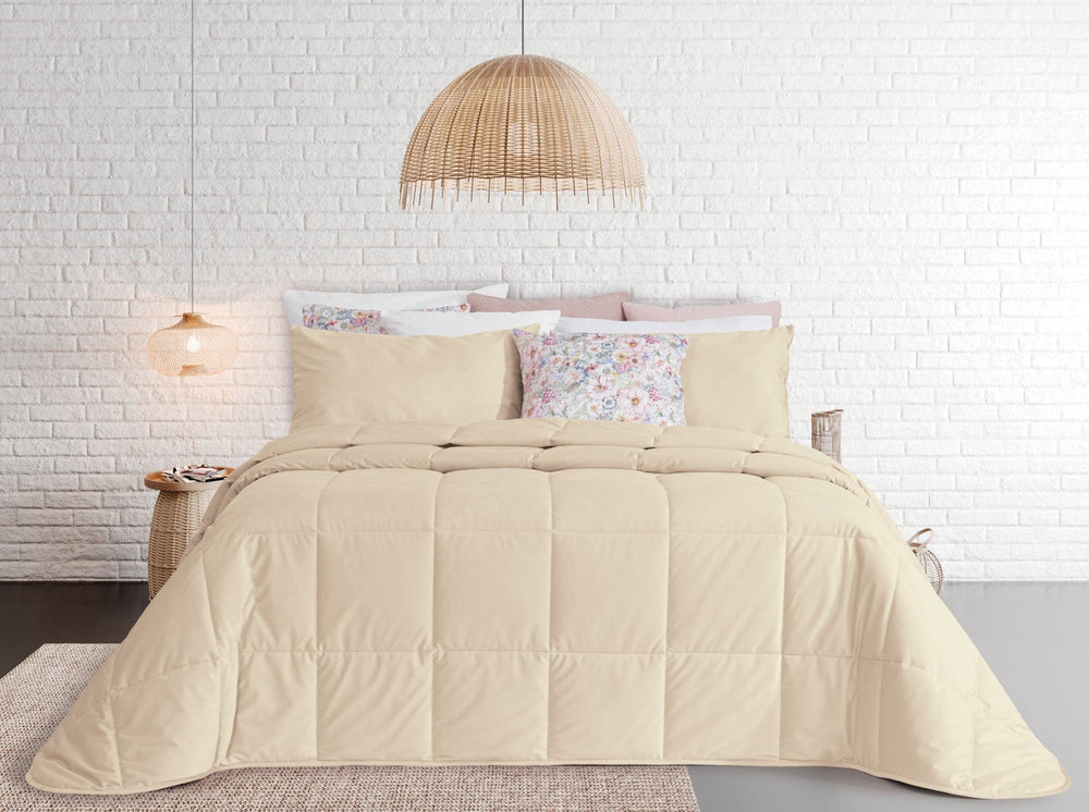 Colcha de Veludo Noa Perola